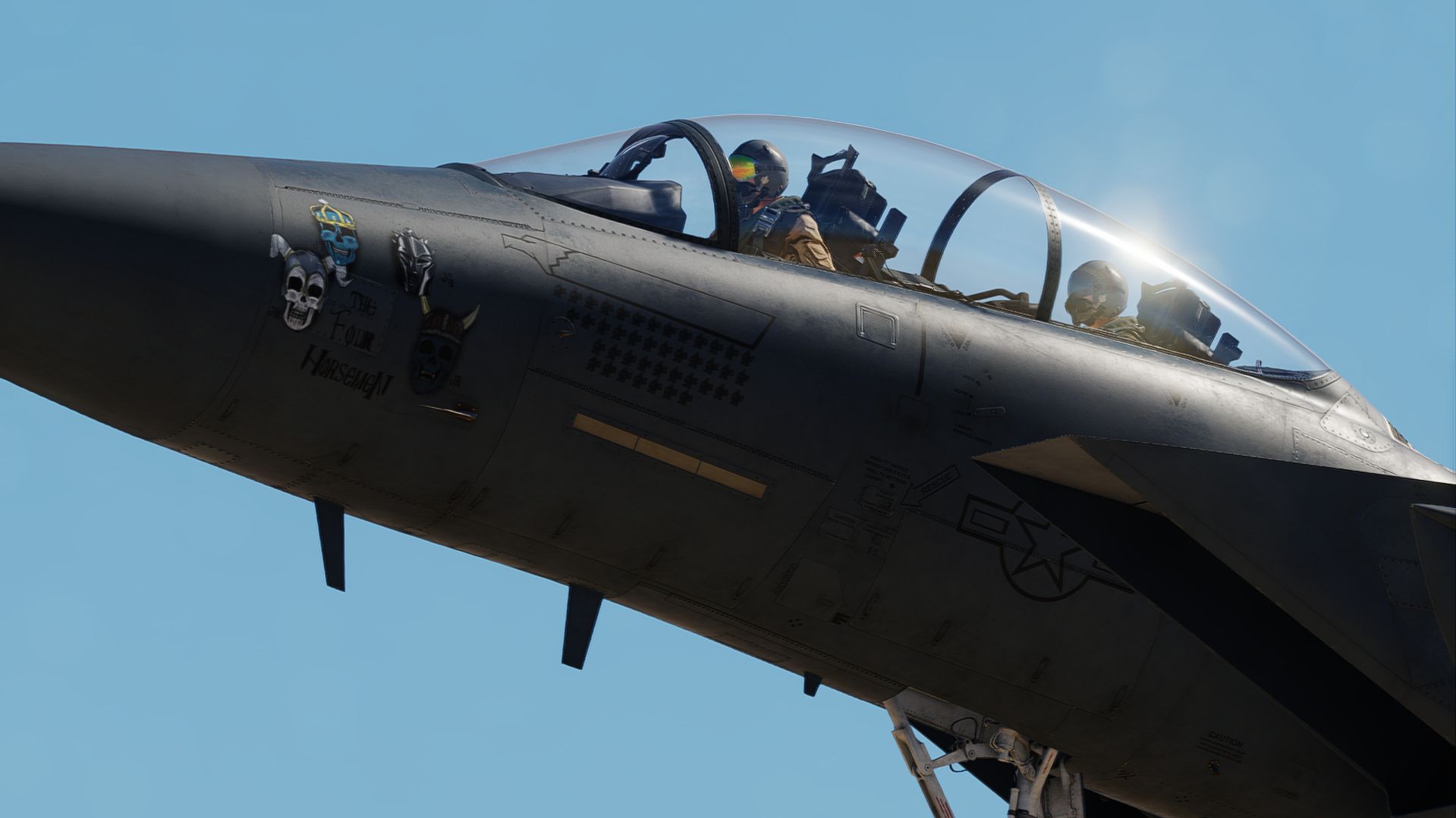 F-15E strike eagle SJ 88-1669 "The Four Horsemen"