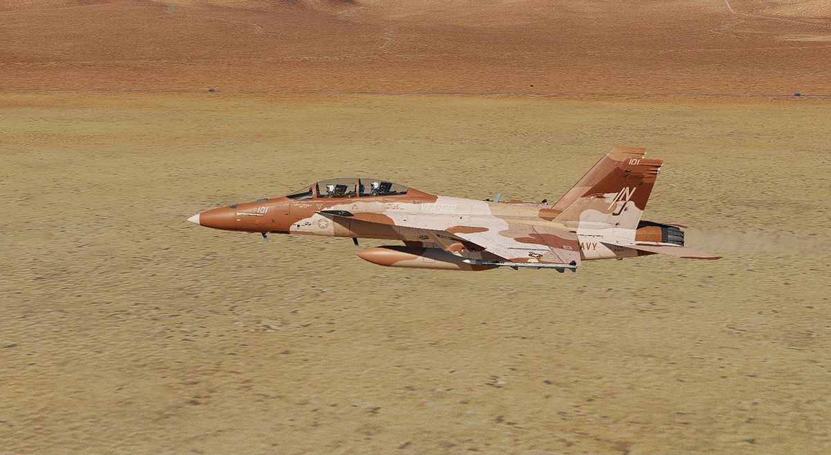 CSJ VFA-122 "Flying Eagles" NJ 101 Desert Camouflage